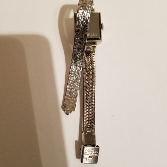Helbros | Accessories | Ladies 7 Jewels Helbros Diamond Bezel Watch ...